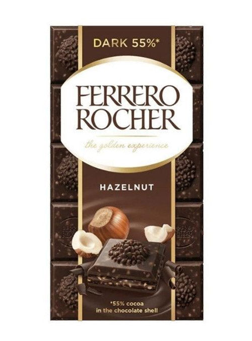 Ferrero Rocher Dark Tablet 90gr (Outer x8) – TheStoreMalta