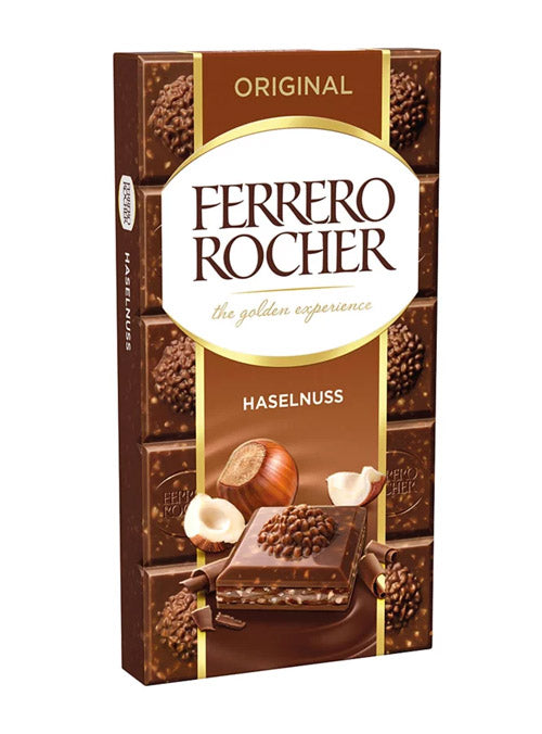 Ferrero Rocher Milk Tablet 90gr – TheStoreMalta
